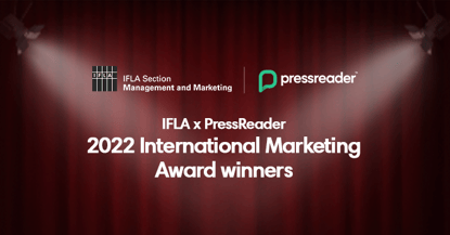 IFLA PressReader International Marketing Award Winners 2022