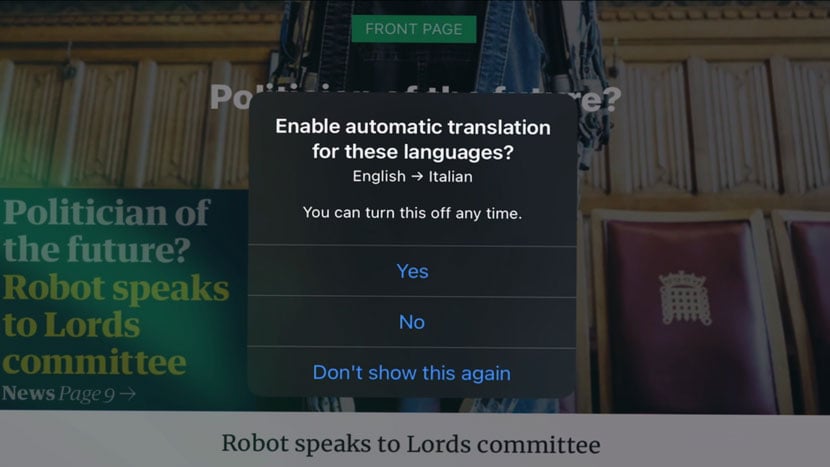 Translate the world, with Auto-Translate
