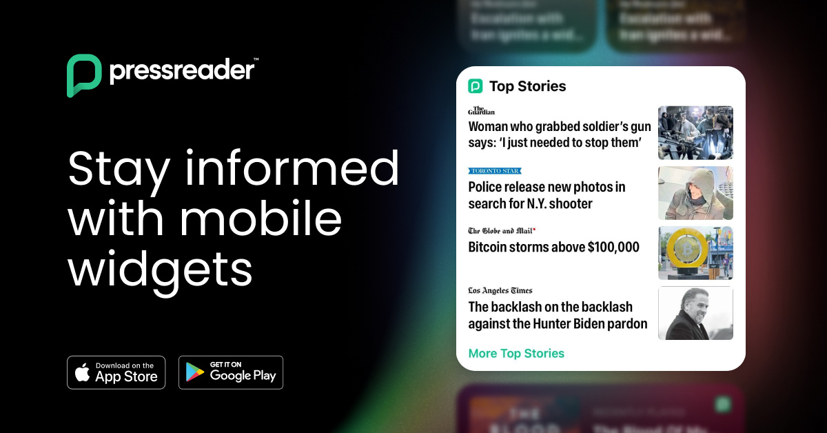 Stay informed at a glance with PressReader’s new mobile widgets